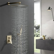Swcorp SP-AZ078BS Aura 2-Jetted Shower Panel with Heavy Rain Shower ...