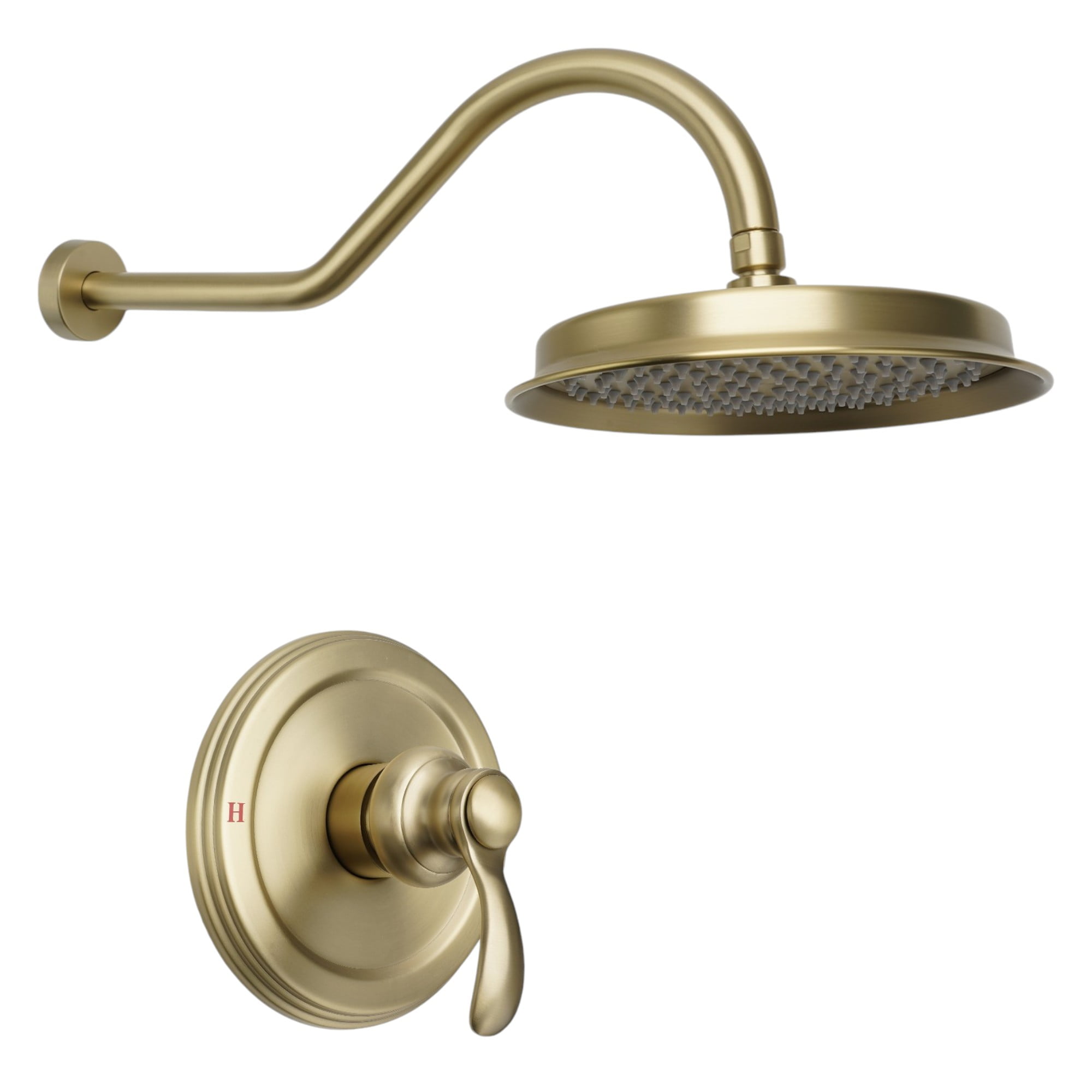 JESTOP Retro Complete Shower System With Rough-In Valve With 9 Inches ...