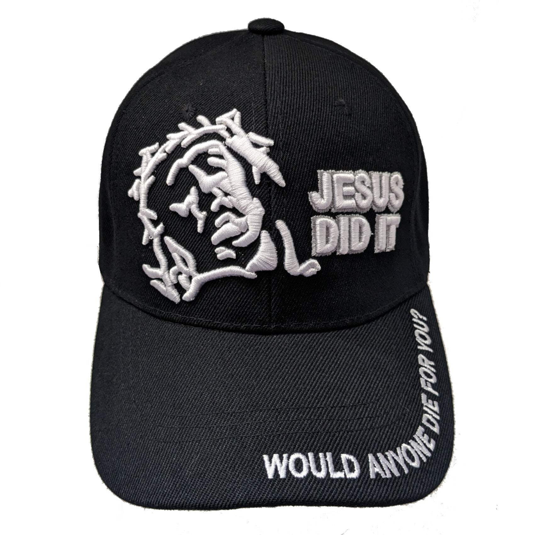 JESUS DID IT Christian Baseball Hat Cap (Black) - Walmart.com