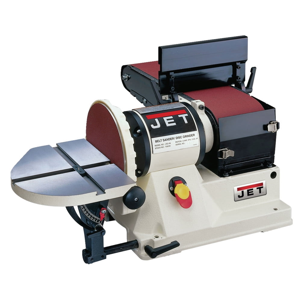 JET 708595 6x48 in. Belt/9 in. Disc Bench Top Sander with 3/4 HP Motor ...