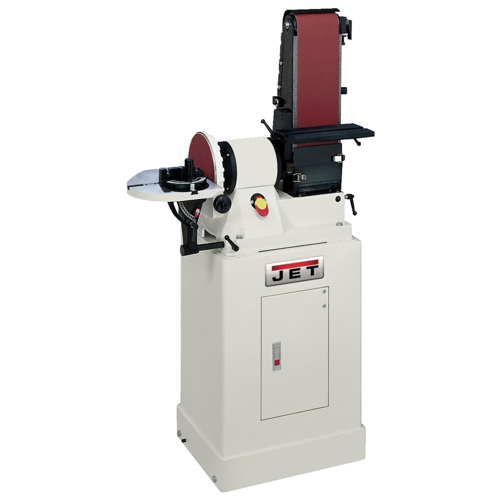 JET 708597K 6 in. x 48 in. Belt / 9 in. Disc Combination Sander w ...
