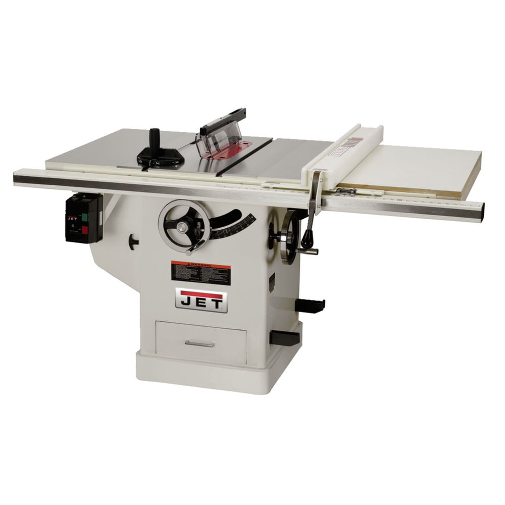 JET 708675PK 230V 3 HP 10 in. Single Phase Left Tilt Deluxe XACTA Table ...