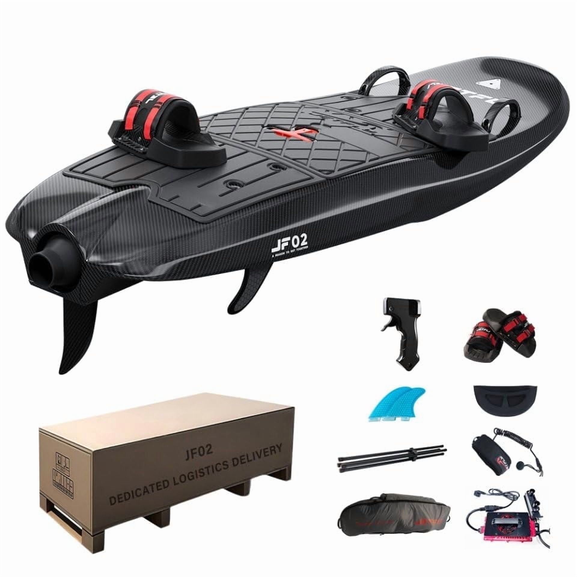 JETFLY02 Professional Competition Electric Surfboard 42mph, 18.6 Miles ...