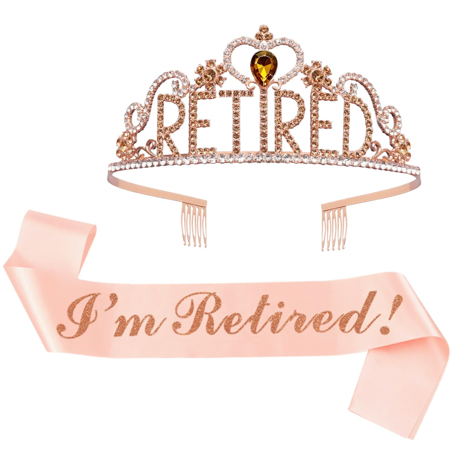 JETKONG Retirement Party Decorations KEF16 Retired Tiara/Crown, Retired ...
