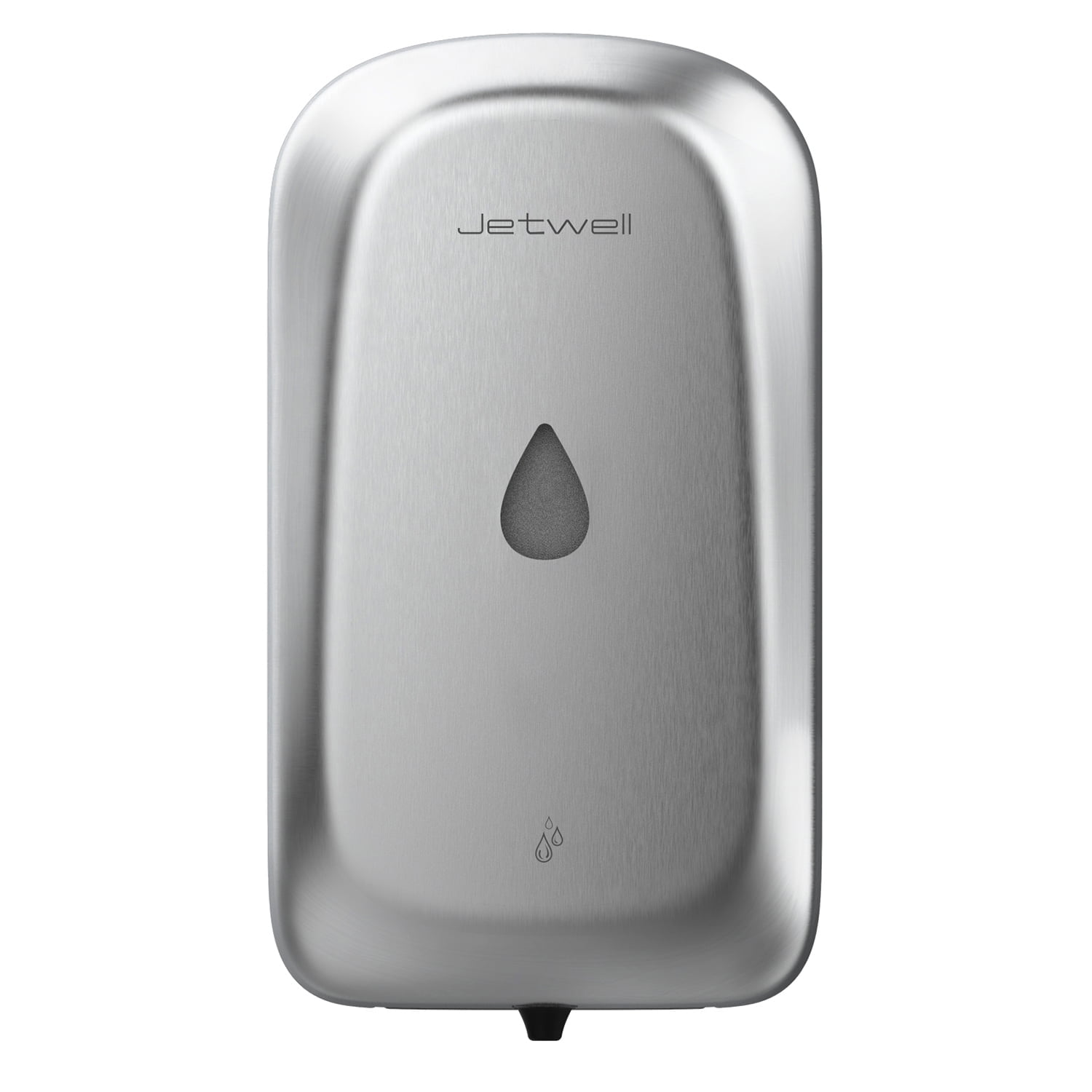 JETWELL Wall-Mounted Silver Liquid Drop 34 oz Soap Dispenser - Walmart.com