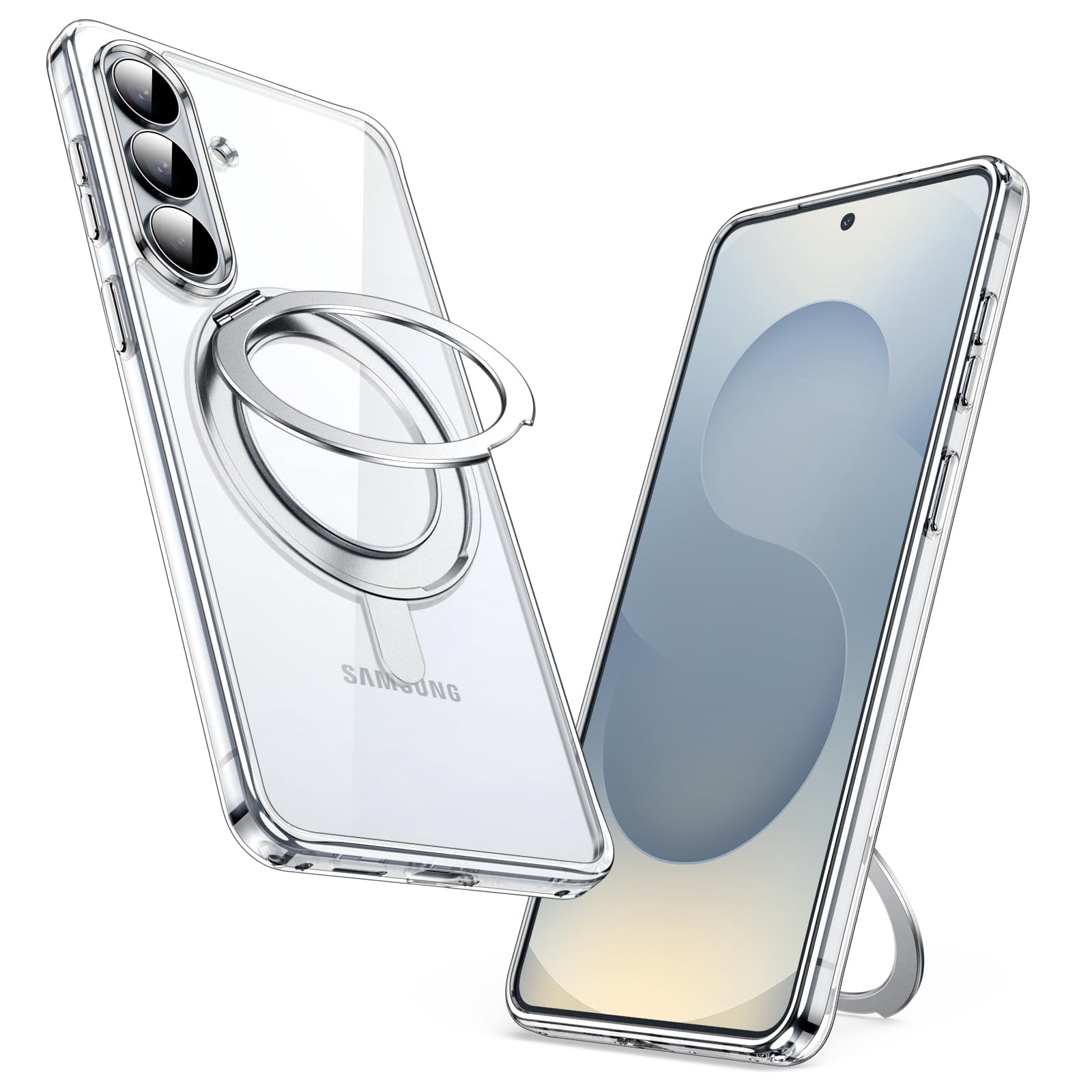 JETech 360 Degree Rotatable Ring Case for Samsung Galaxy S26, Magnetic ...