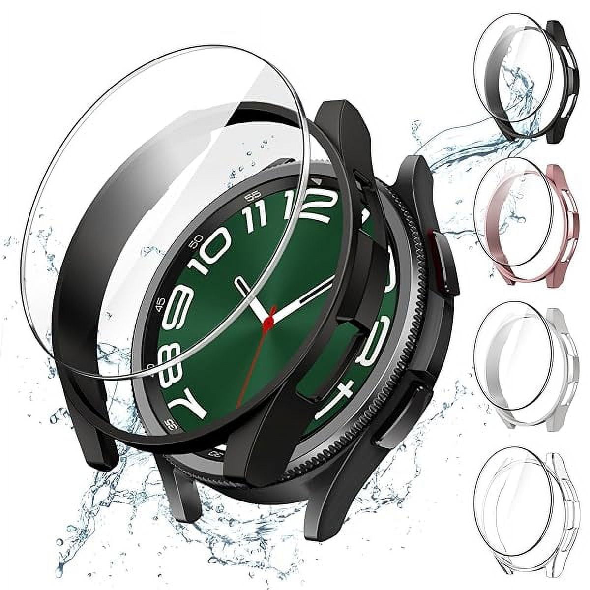 JETech 4+4 Pack Case and Screen Protector for Samsung Galaxy Watch 6 ...