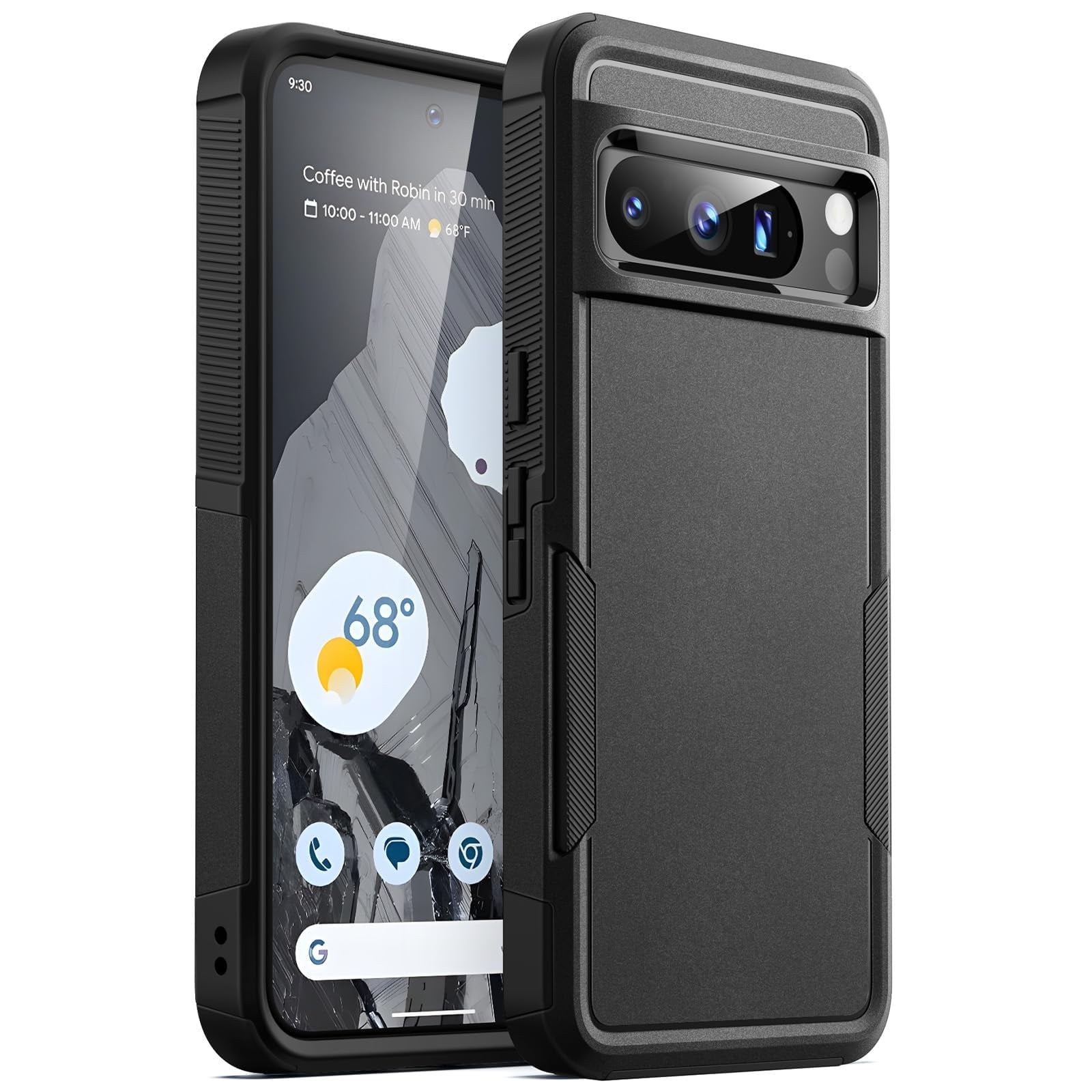 JETech Case for Google Pixel 8 Pro 6.7-Inch 2023, Heavy Duty Dual-Layer Protection, Rugged Tough ...
