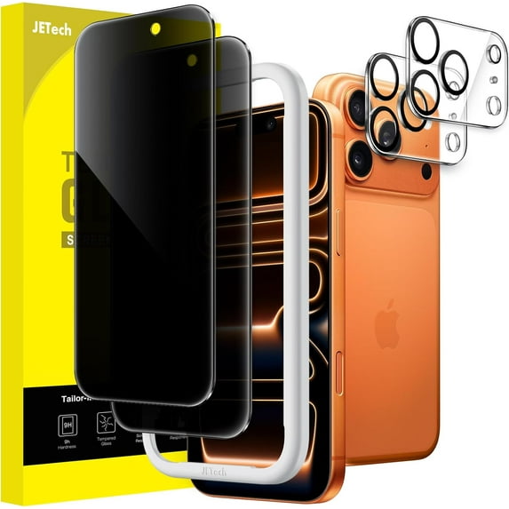 JETech Privacy Screen Protector for iPhone 17 Pro Max 6.9-Inch with ...