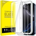 JETech Screen Protector for iPhone 17 Pro 6.3-Inch, Tempered Glass Film ...