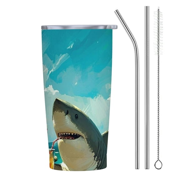 JEUXUS 20oz Car Straw Cup (with Straw) - Refreshing and Convenient 20oz ...