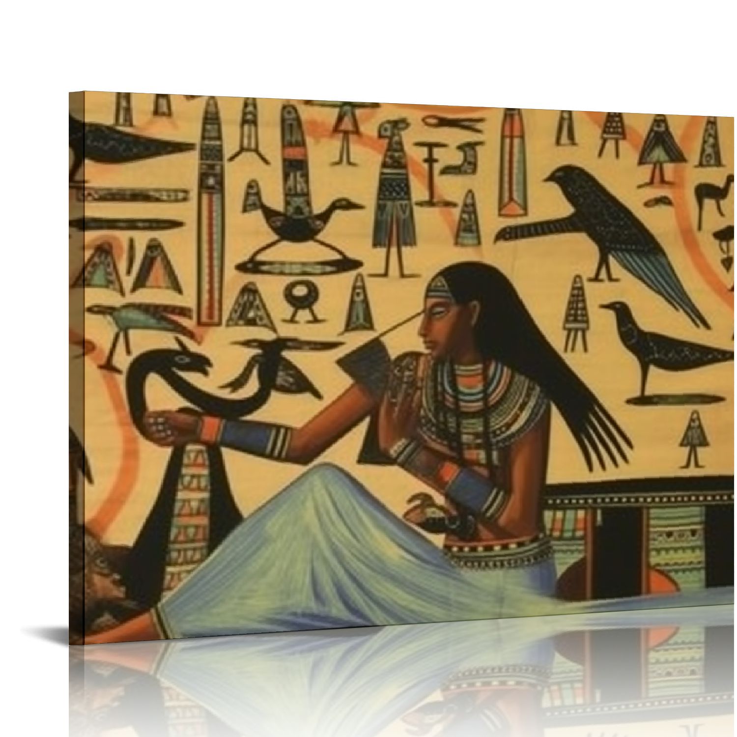 RUIYC Ancient Cosmological Engraving Sky Nut And Earth God at Creation ...