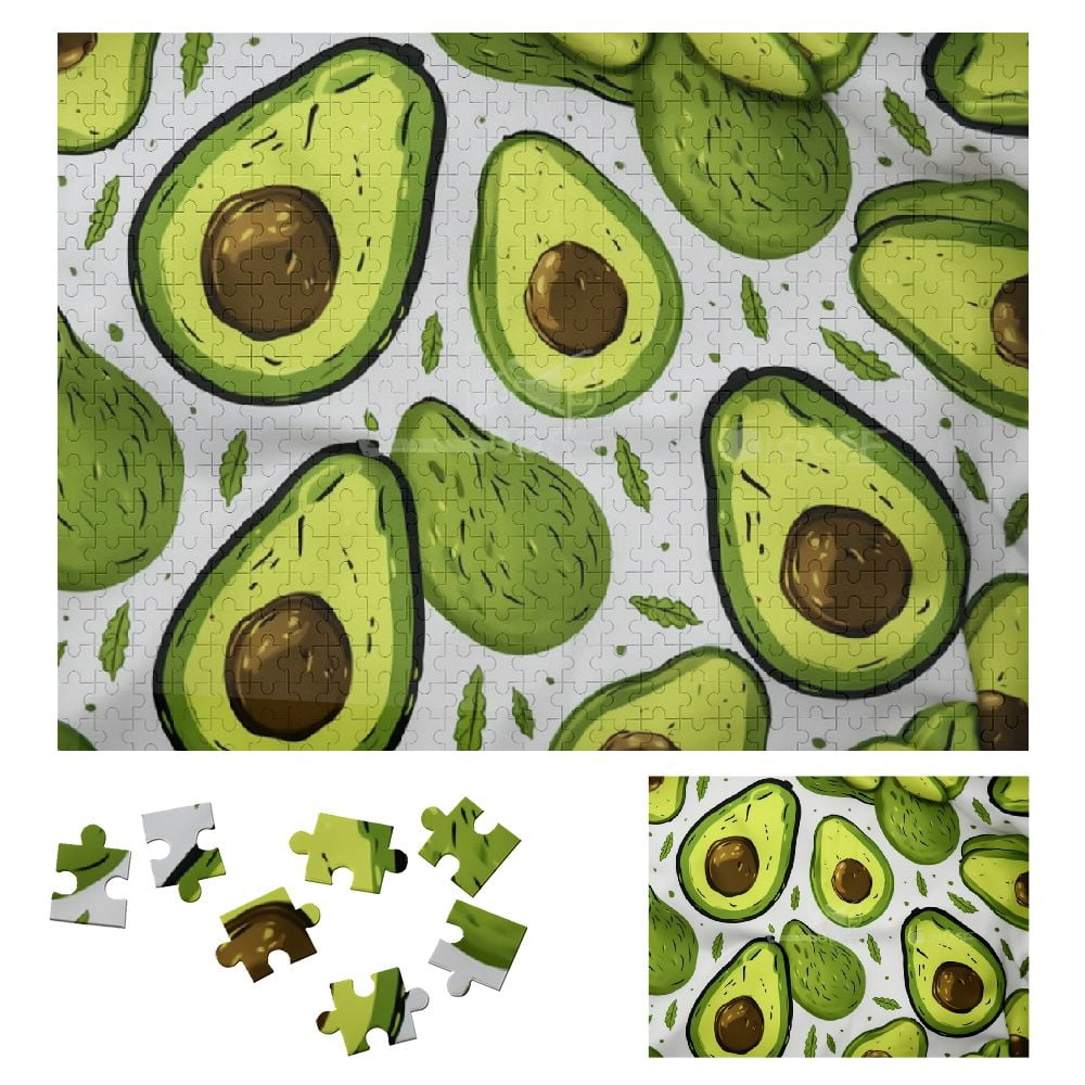 JEUXUS Avocado Wooden Puzzle Challenging Difficult Wood Puzzle for ...
