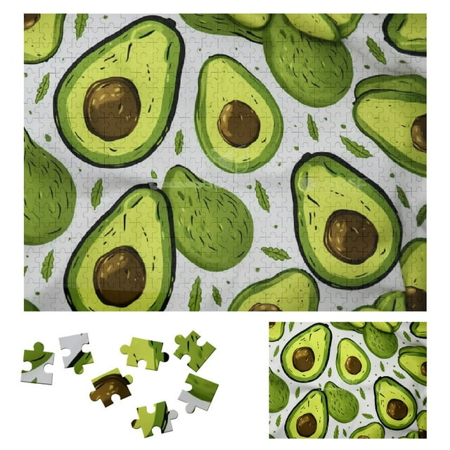 JEUXUS Avocado Wooden Puzzle Challenging Difficult Wood Puzzle for ...