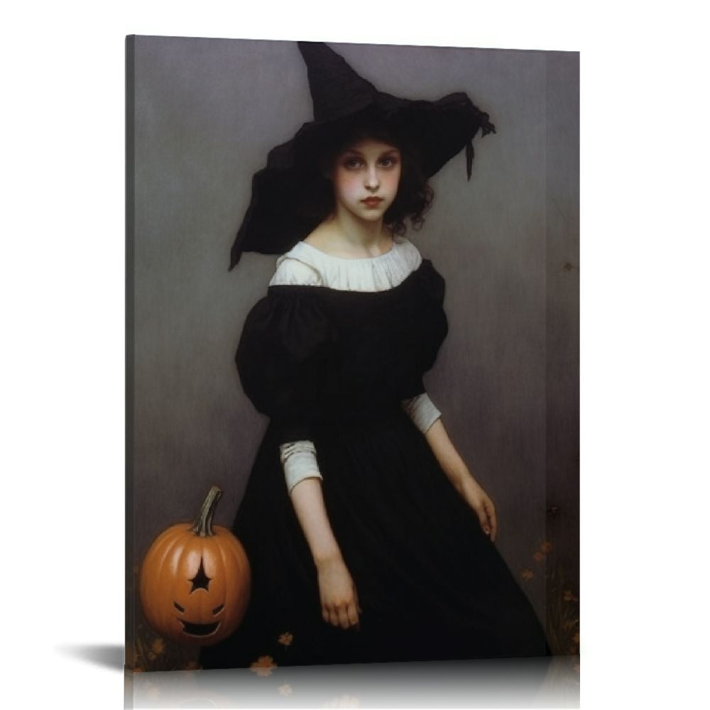 JEUXUS Beautiful Visual Art Aesthetics Little Witch Digital Oil ...