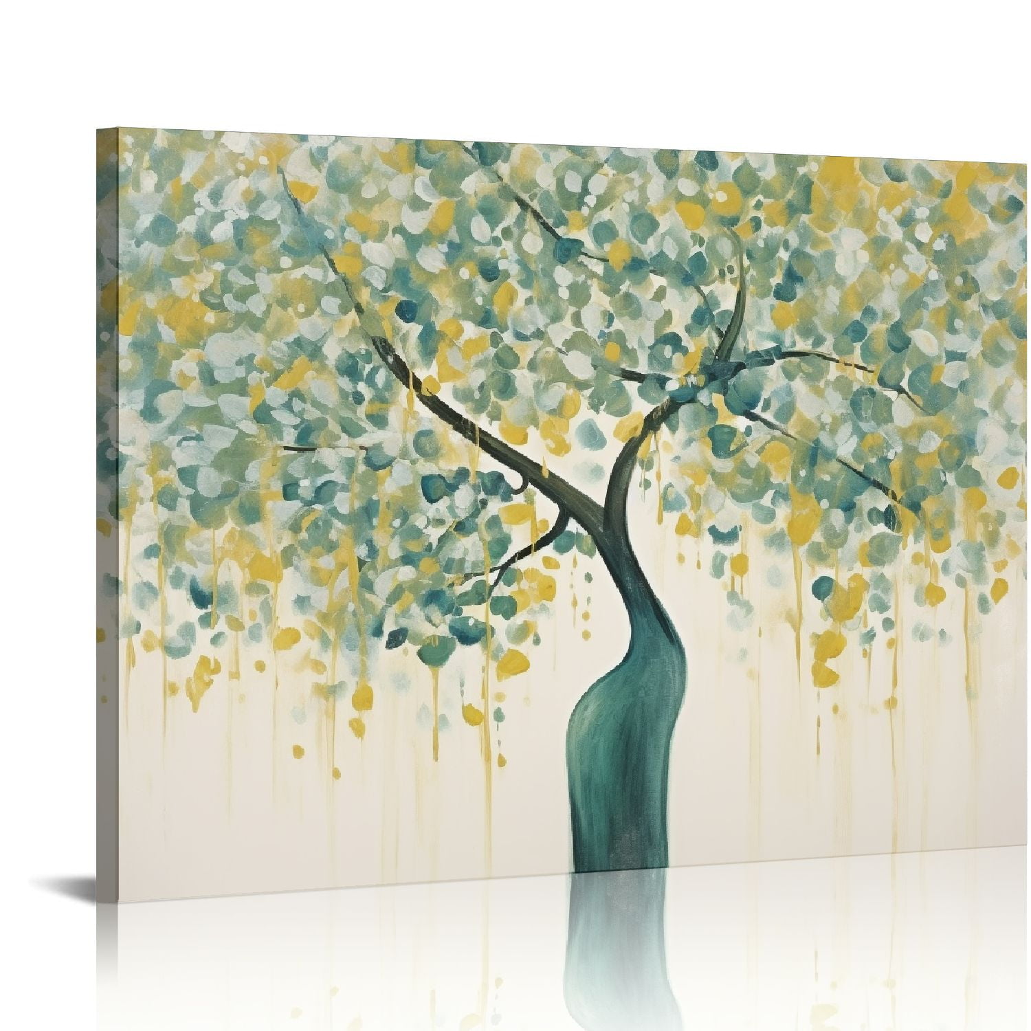 JEUXUS Big Tree Wall Art Nature Canvas Print Scenery Painting Pinted on ...