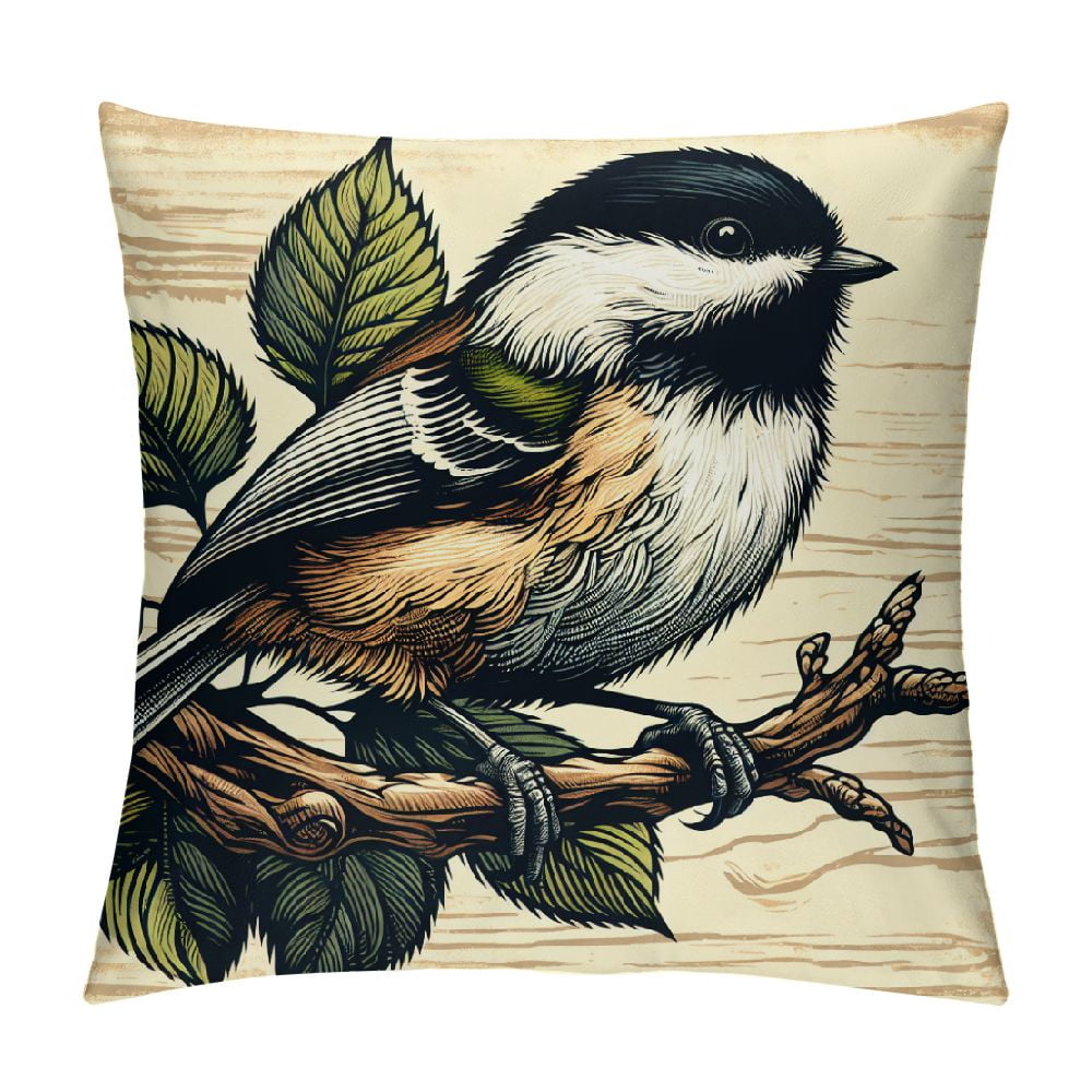 JEUXUS Bird Art Colorful Birds on Reed Branch Vintage Rustic ...