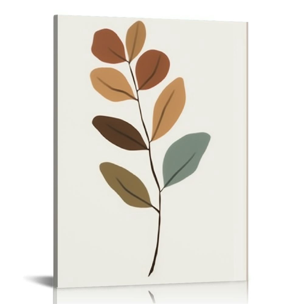 JEUXUS Boho Wall Art for Bedroom Mid Century Modern Wall Art Neutral ...