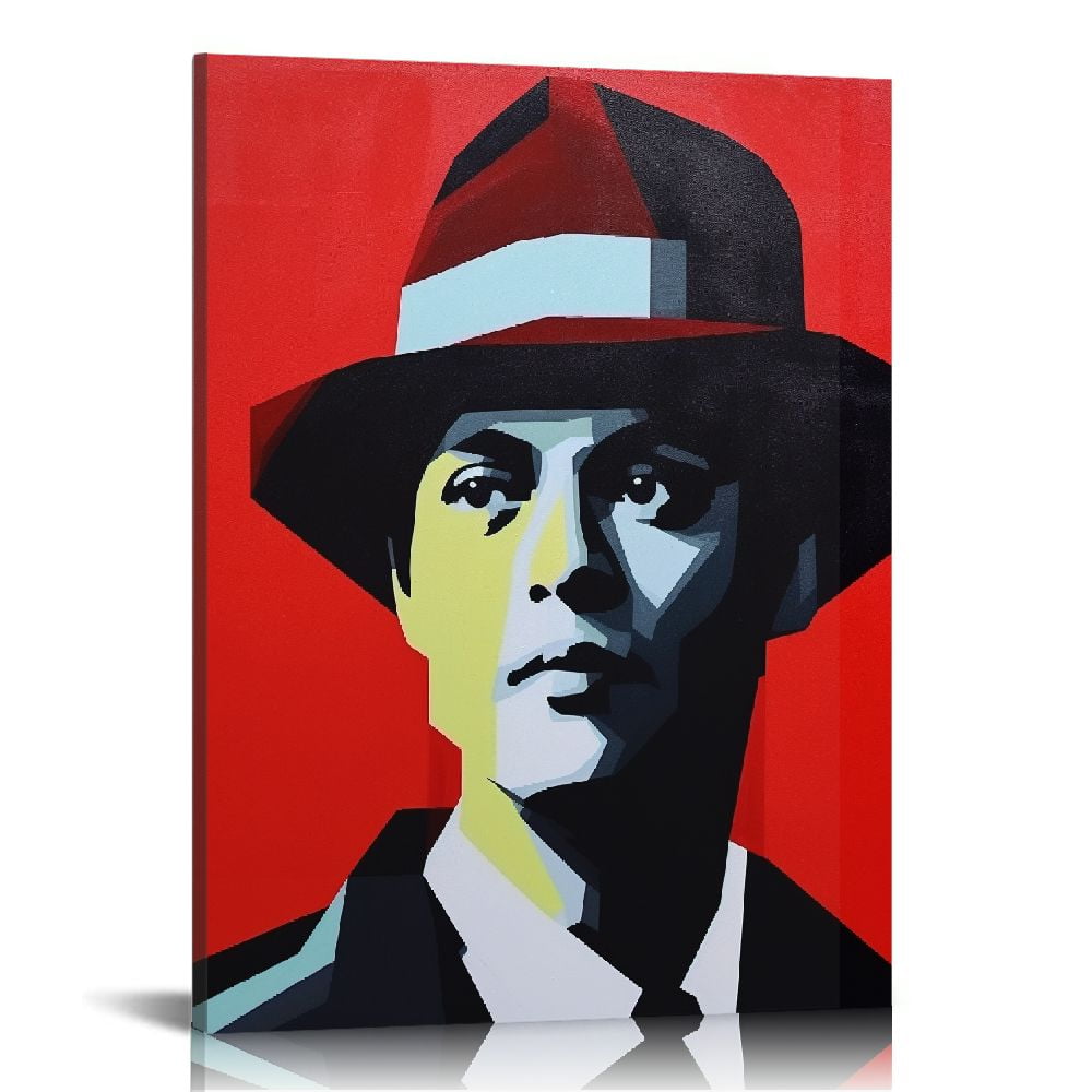 JEUXUS Bruno Mars Modern Pop Portrait Abstract Geometric Pattern ...