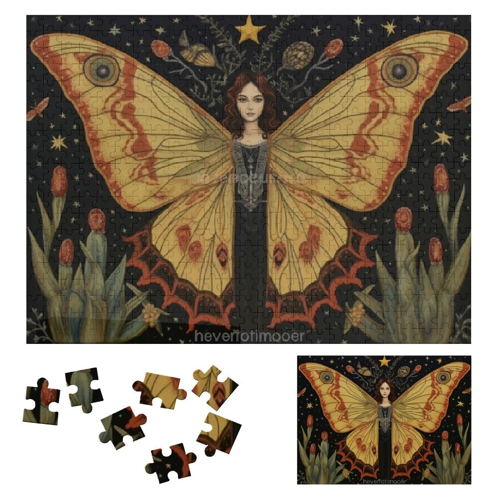 JEUXUS Butterfly Wooden Jigsaw Puzzle for Adults and Kids Gift for ...