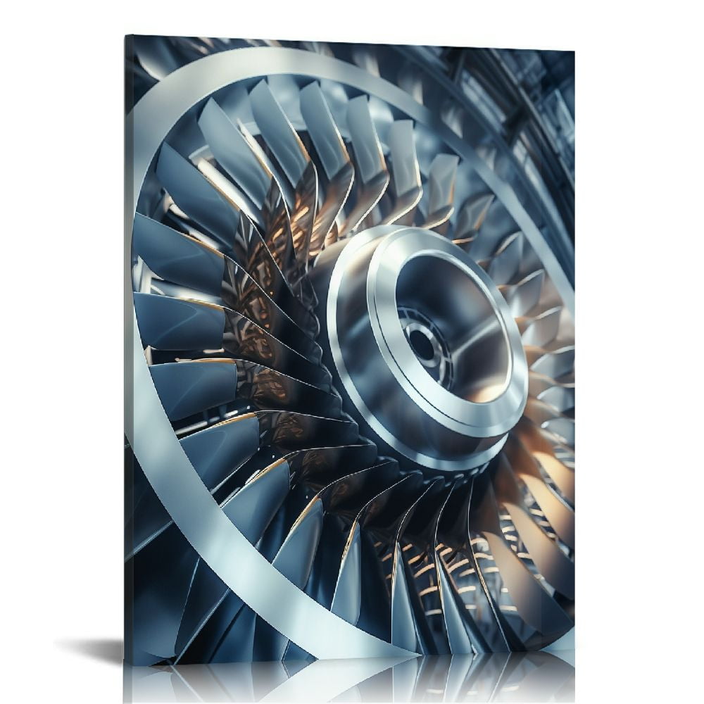 RUIYC - Canvas Prints Art Wall Decor Plane Propeller Pictures Print on ...