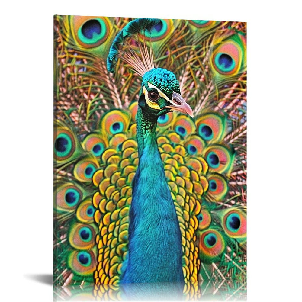 JEUXUS Canvas Prints Wall Art For Home and Office Wall Decoration Blue ...