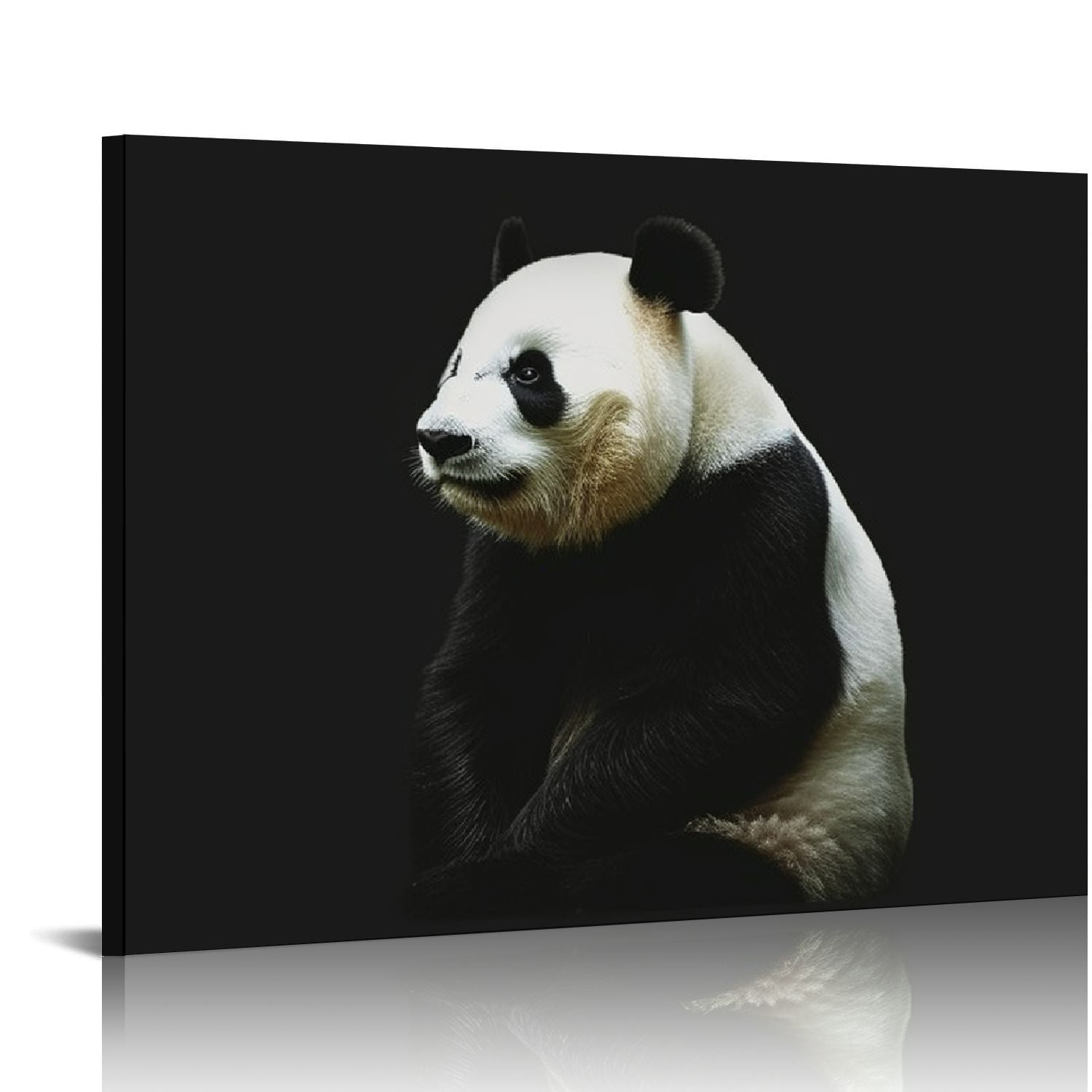 JEUXUS Canvas Wall Art Giant Panda Poster Animal Prints Pictures Wall ...