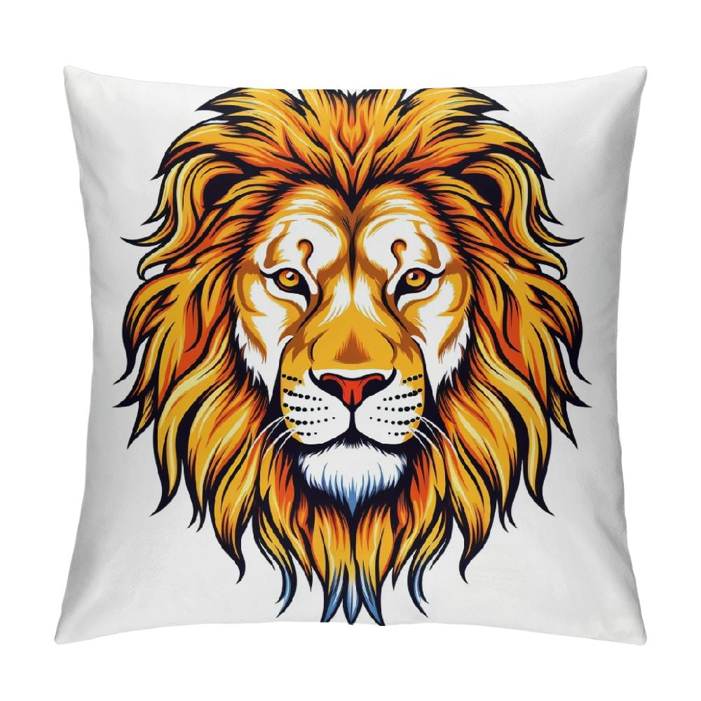 JEUXUS Cartoon Animal Pillow Covers Kids Pillowcase Throw Pillow Covers ...