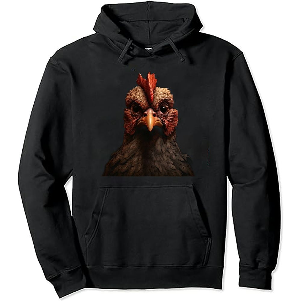 JEUXUS Chimkin Chubby Derpy Chicken Meme Pullover Hoodie - Walmart.com