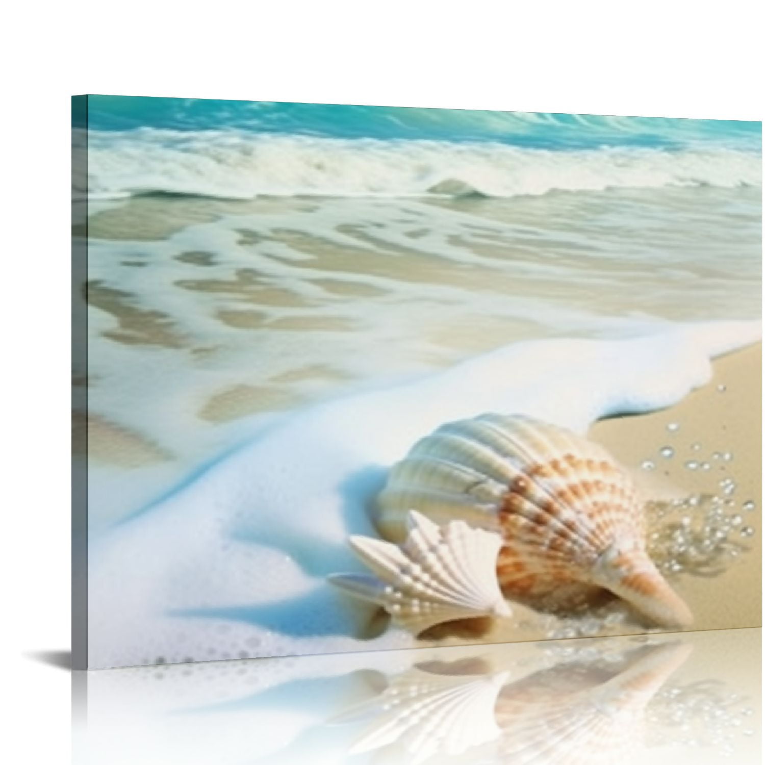 JEUXUS – Coastal Wall Art Seascape Giclee Canvas Prints Seashell ...