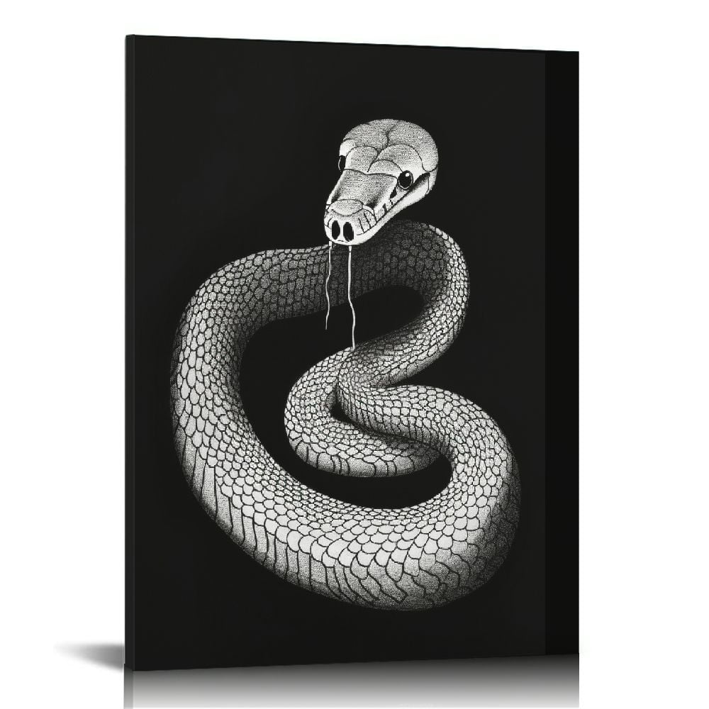 JEUXUS Cobra-Snake Canvas Prints Painting Picture Wall Art for Living ...