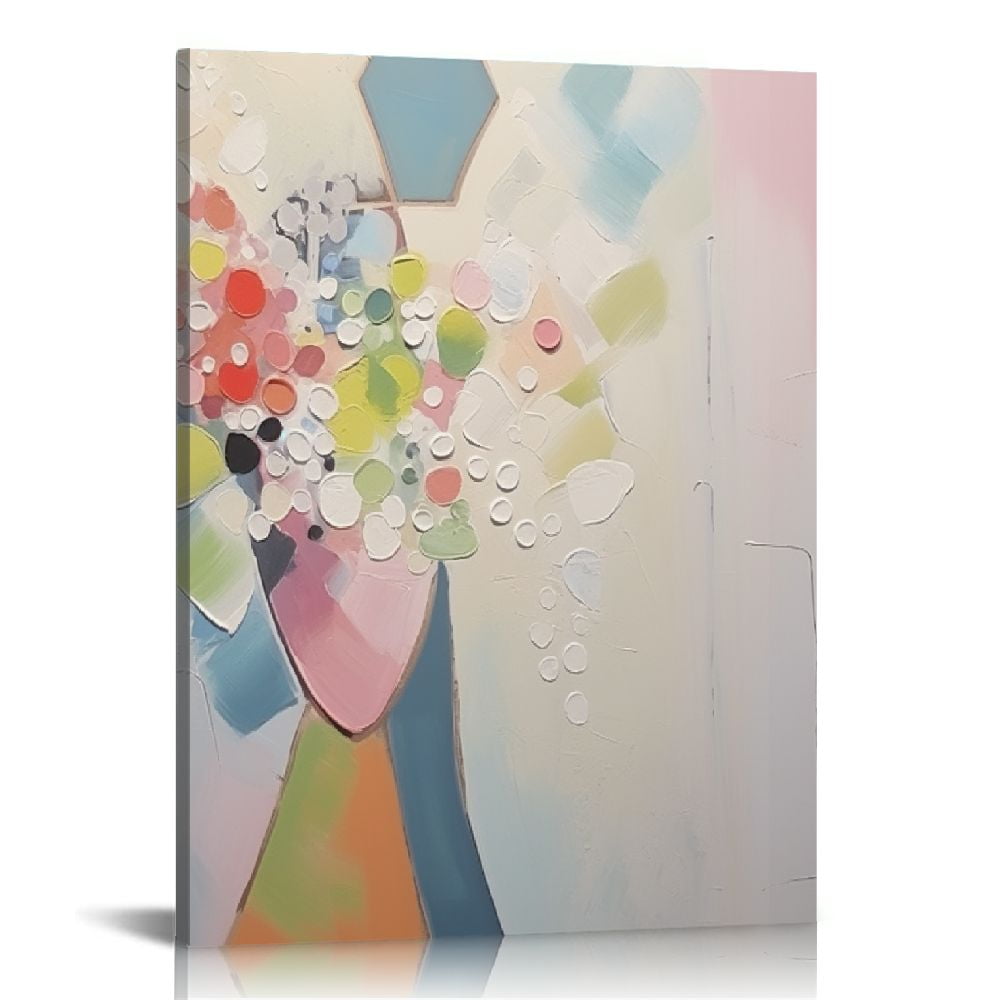 JEUXUS Colorful Oil Painting Wall Art Hand Painted Oil Painting Prints ...