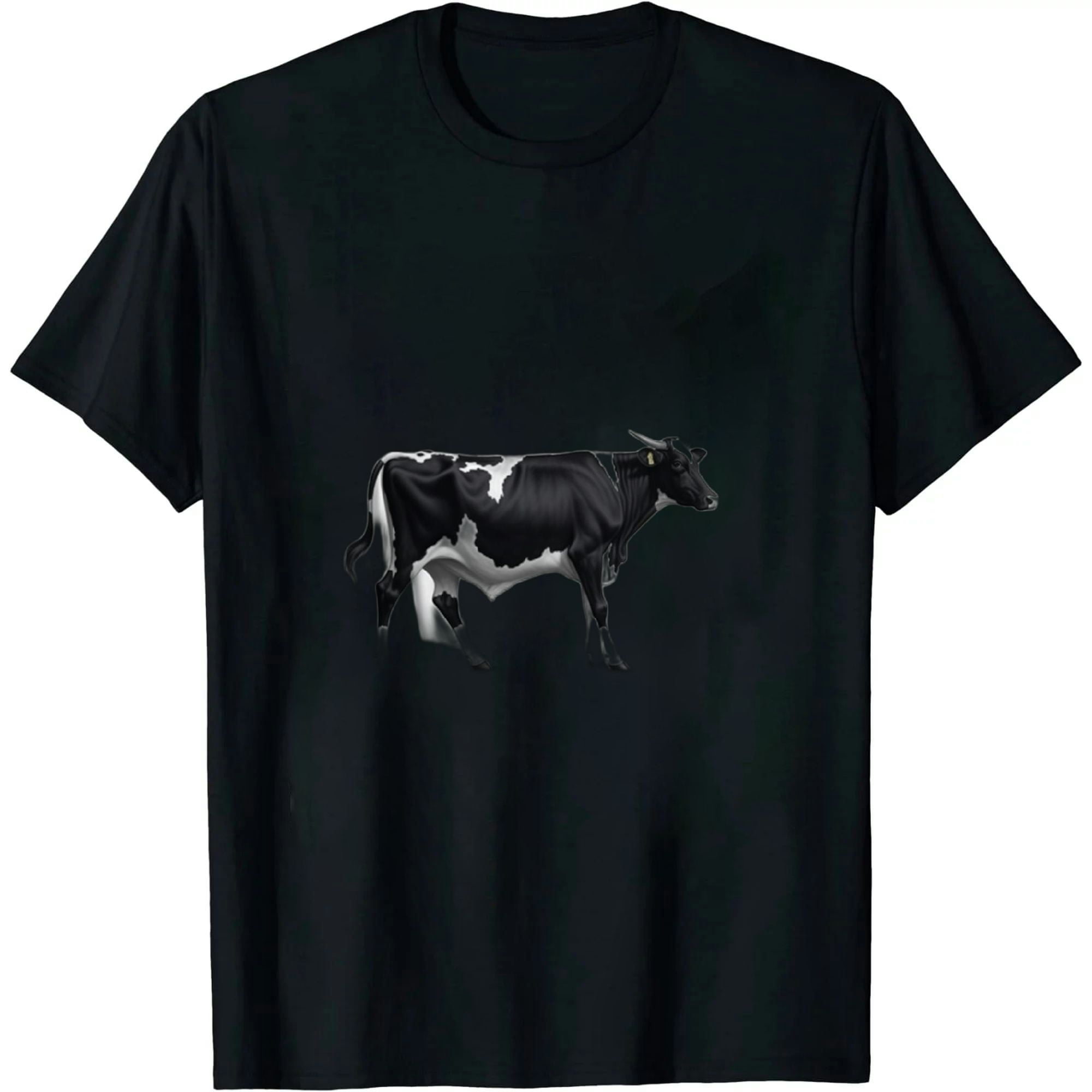 JEUXUS Cool Cow Art For Men Women Cow Farmer Dairy Cows Farm Animal T-Shirt - Walmart.com