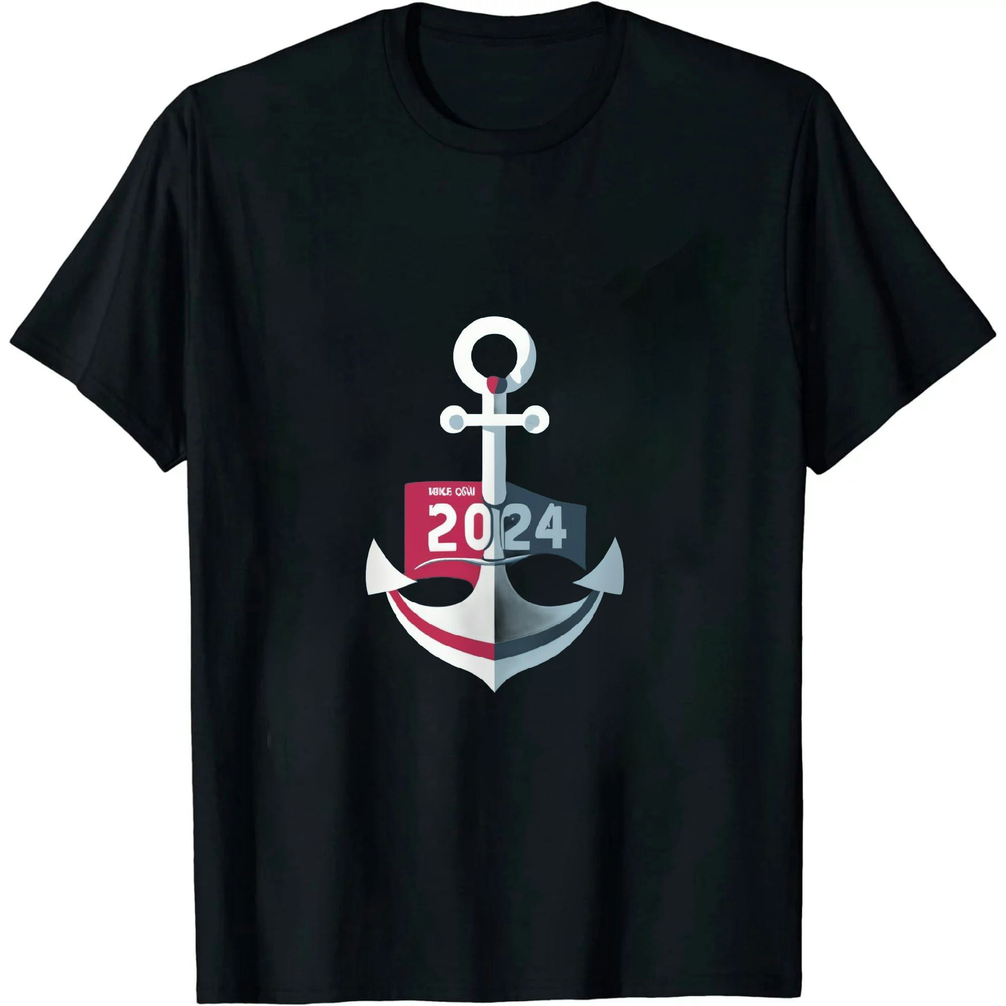 JEUXUS Cruising My Way Into 2024 Happy New Year 2024 Cruise T-Shirt ...