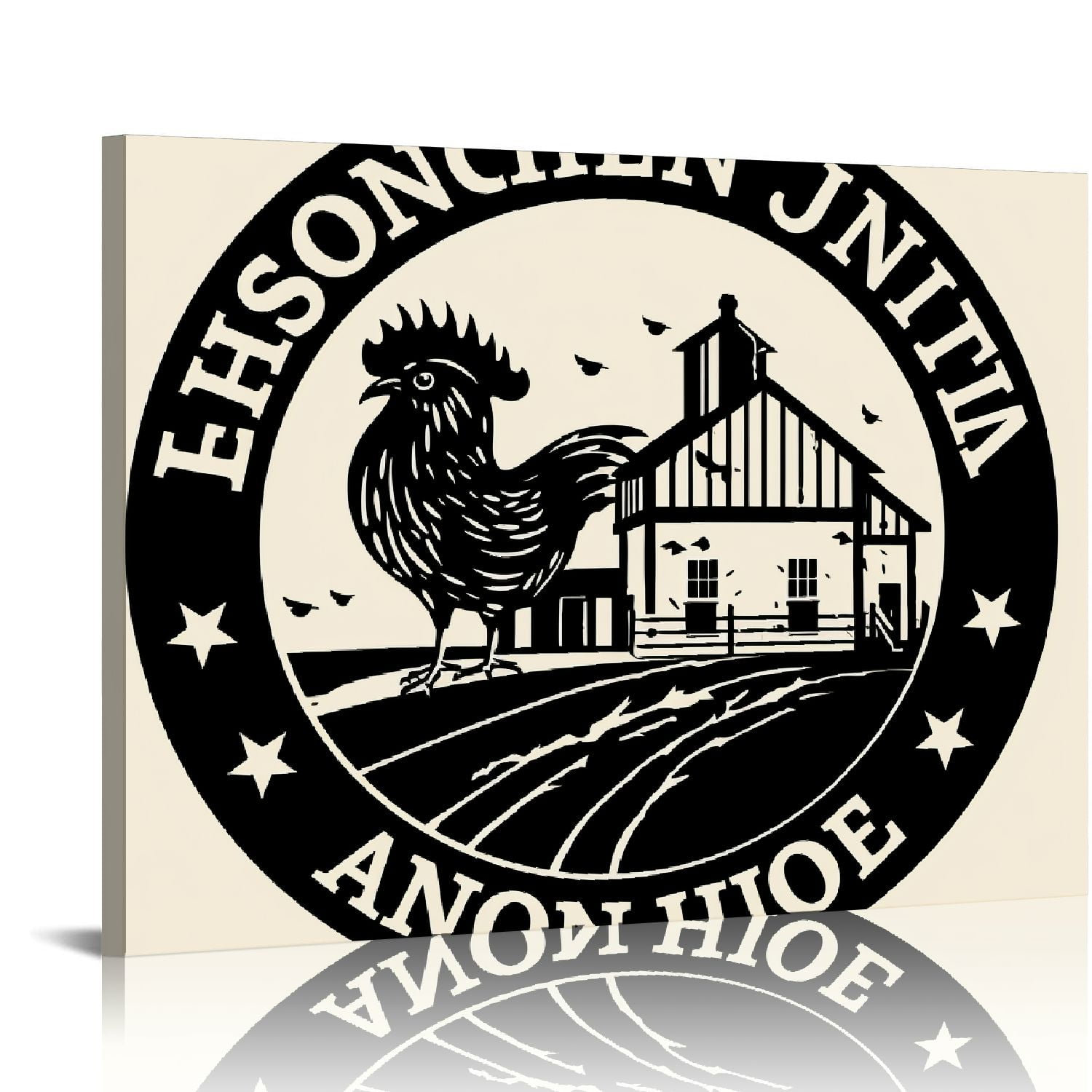 JEUXUS Custom Chicken Sign; Sign;The Fluffy Butt Hut Sign; Chicken Wall ...