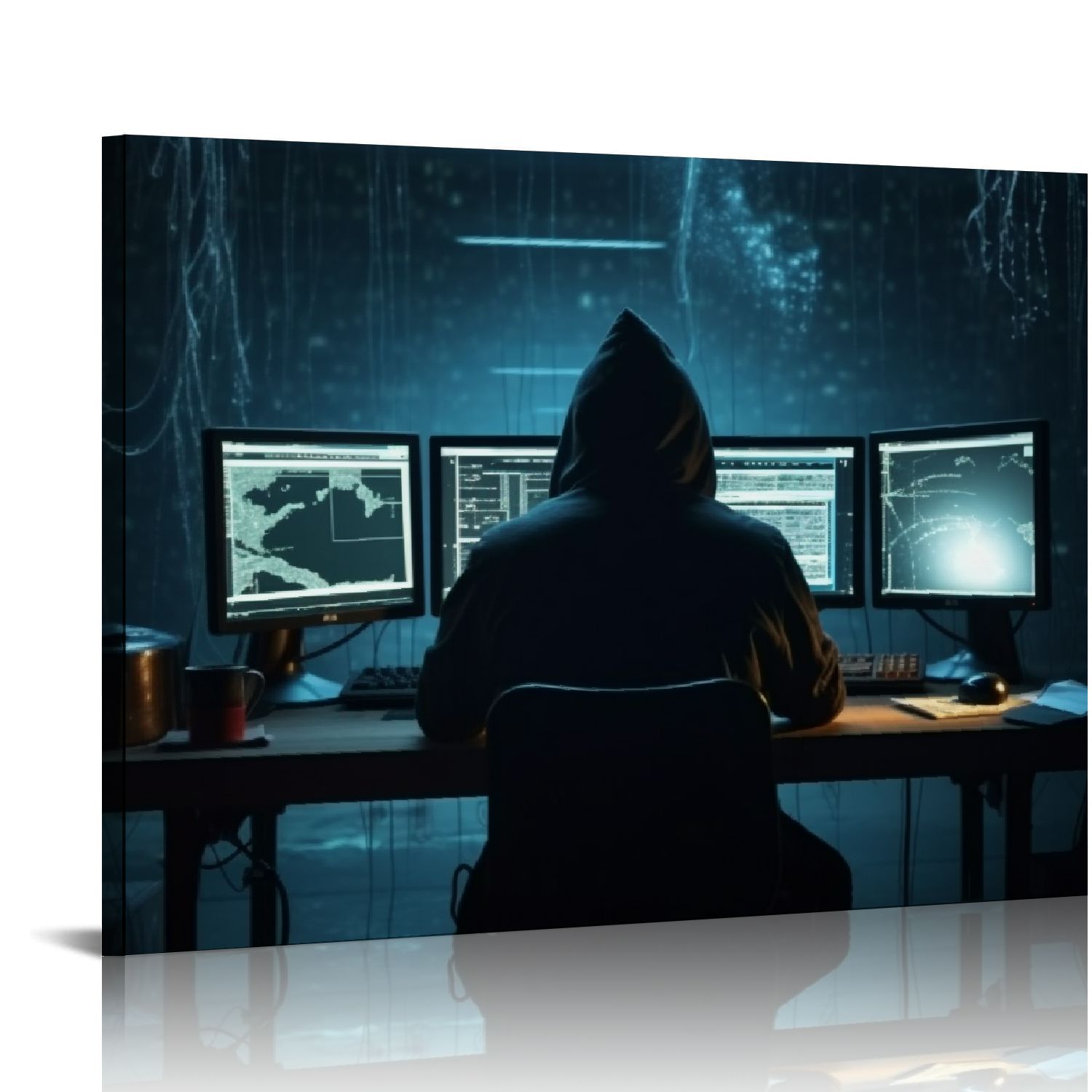 JEUXUS Dangerous Hooded Hacker Breaks into Data Servers Photo ...