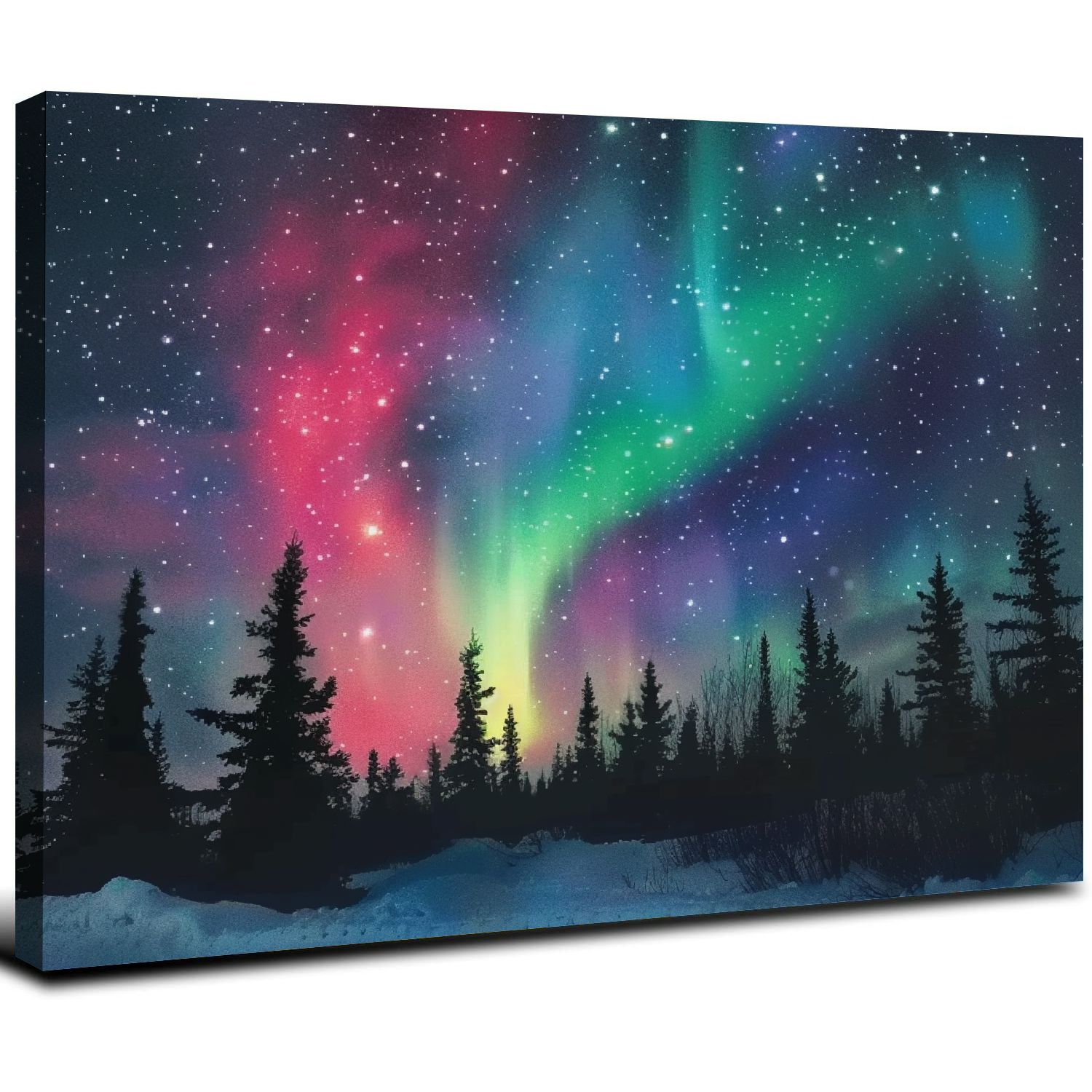 JEUXUS Decorative Natural Northern Lights Sky Rare Northern Lights ...