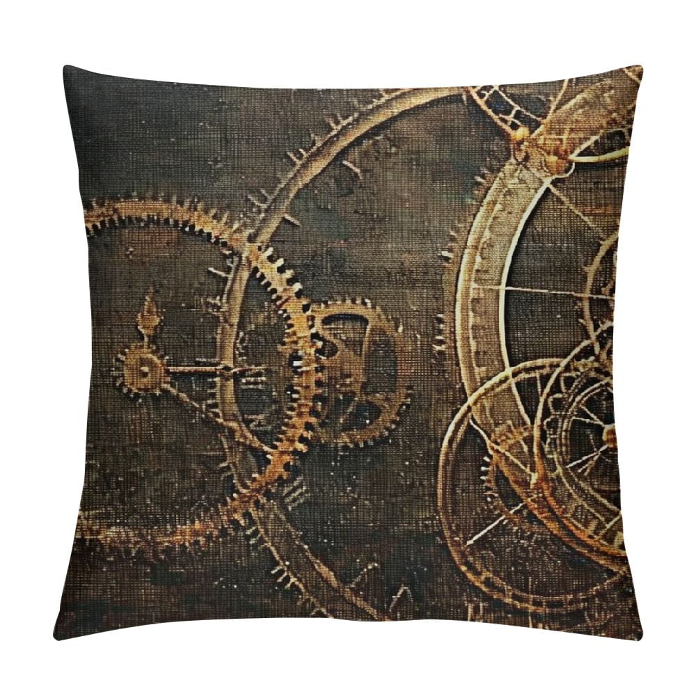 JEUXUS Decorative Rectangle Throw Pillow Cover Cushion Case Antique ...