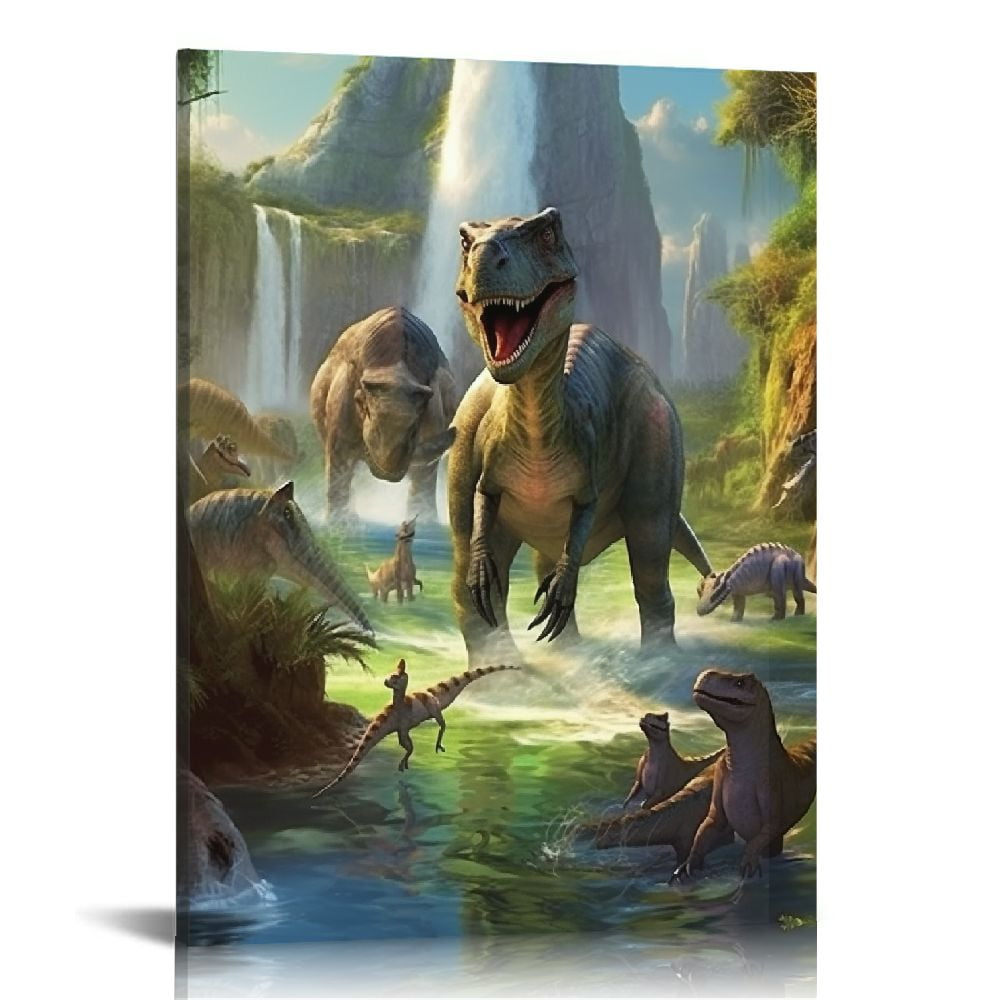 JEUXUS Dinosaur Wall Posters Dinosaur Merchandise Unframed Version HD ...