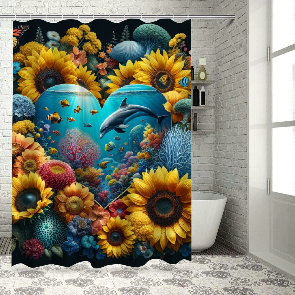 JEUXUS Dolphin Sunflower Butterfly Floral for Kids Teens Boys Girls ...