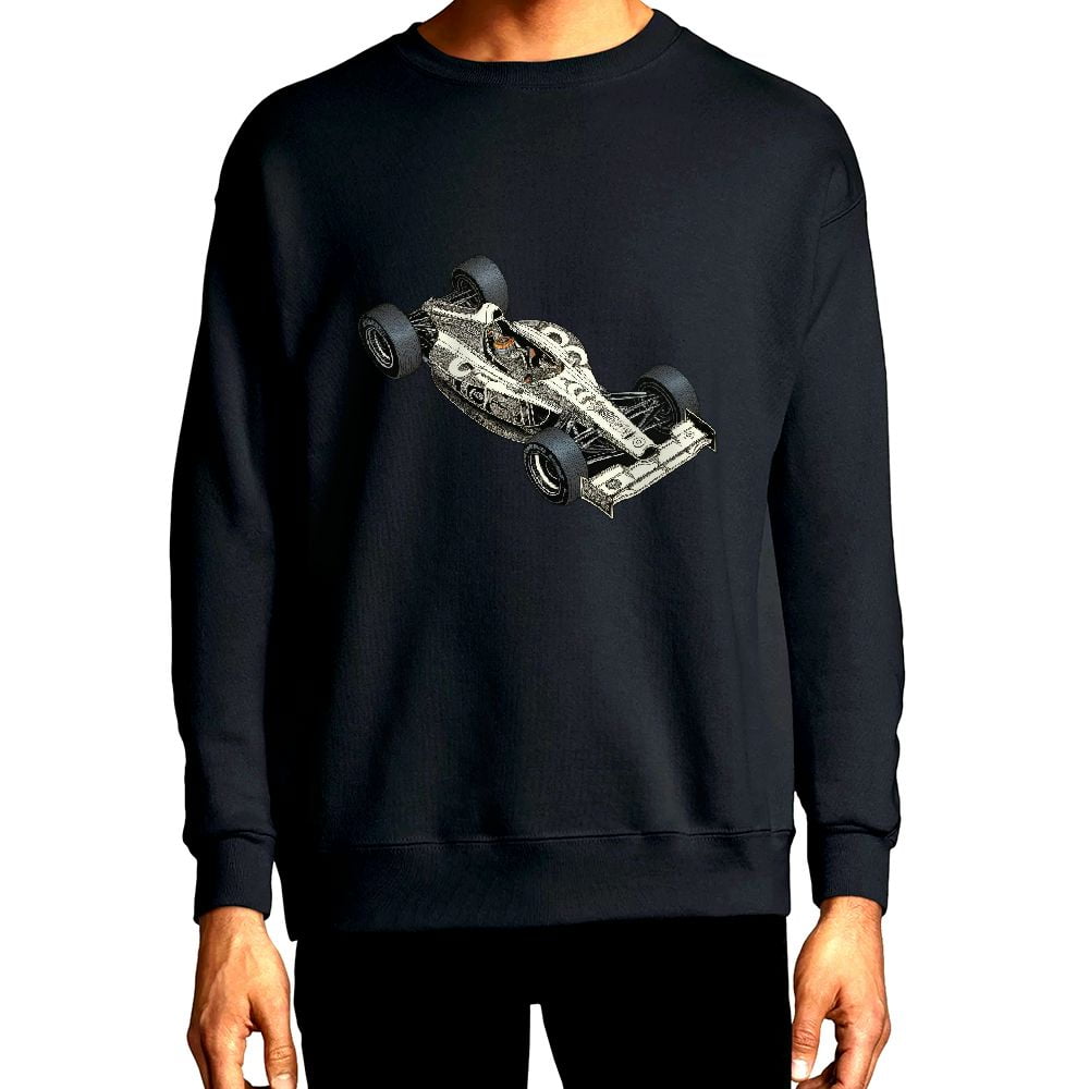 JEUXUS Drawing of Racing Car Fan Design Pullover - Walmart.com
