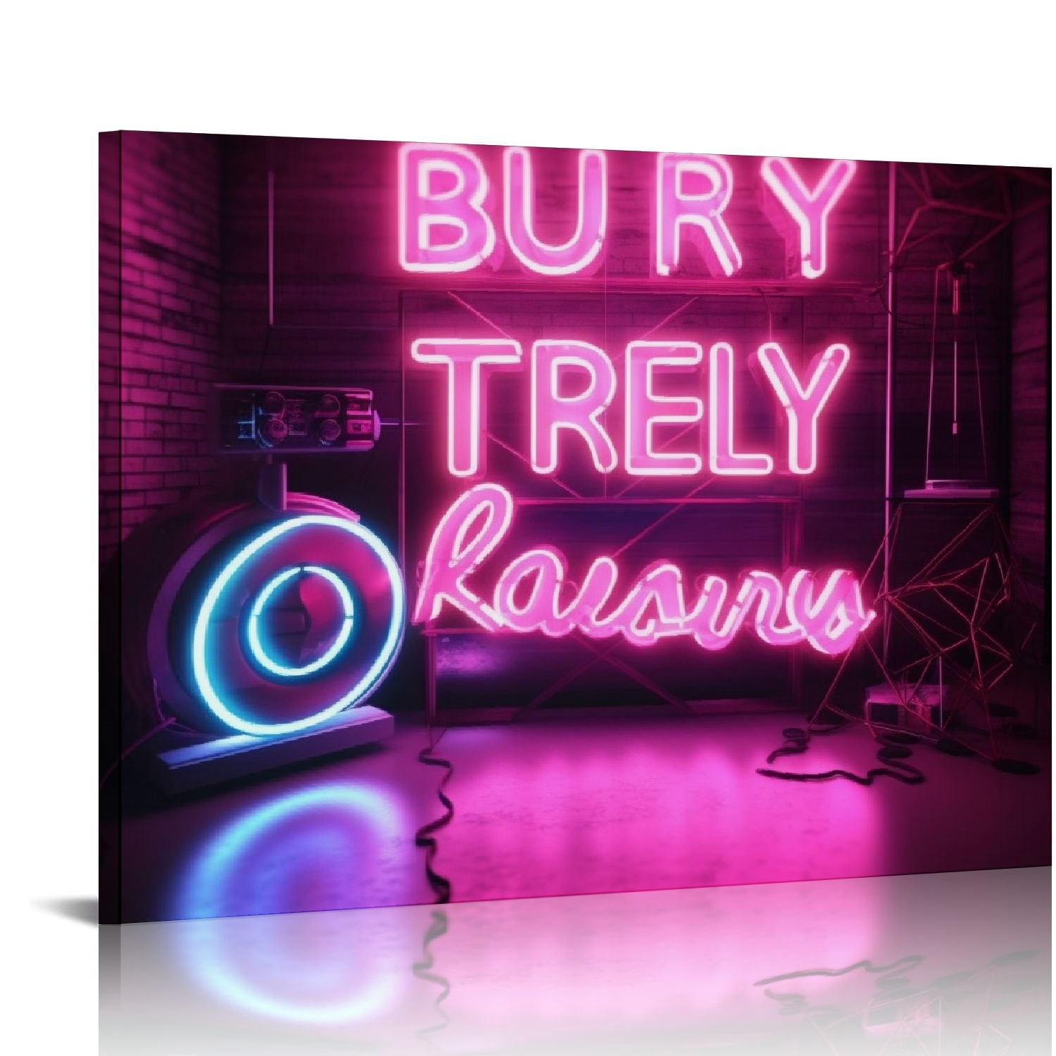 JEUXUS Dream UNTIL IT'S YOUR Reality Neon Sign For Wall Art Decor Pink ...
