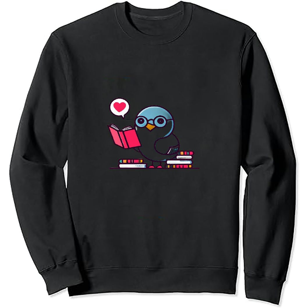 JEUXUS Driven To Read Pigeon Library Reading Books Reader Long Sleeve T-Shirt - Walmart.com