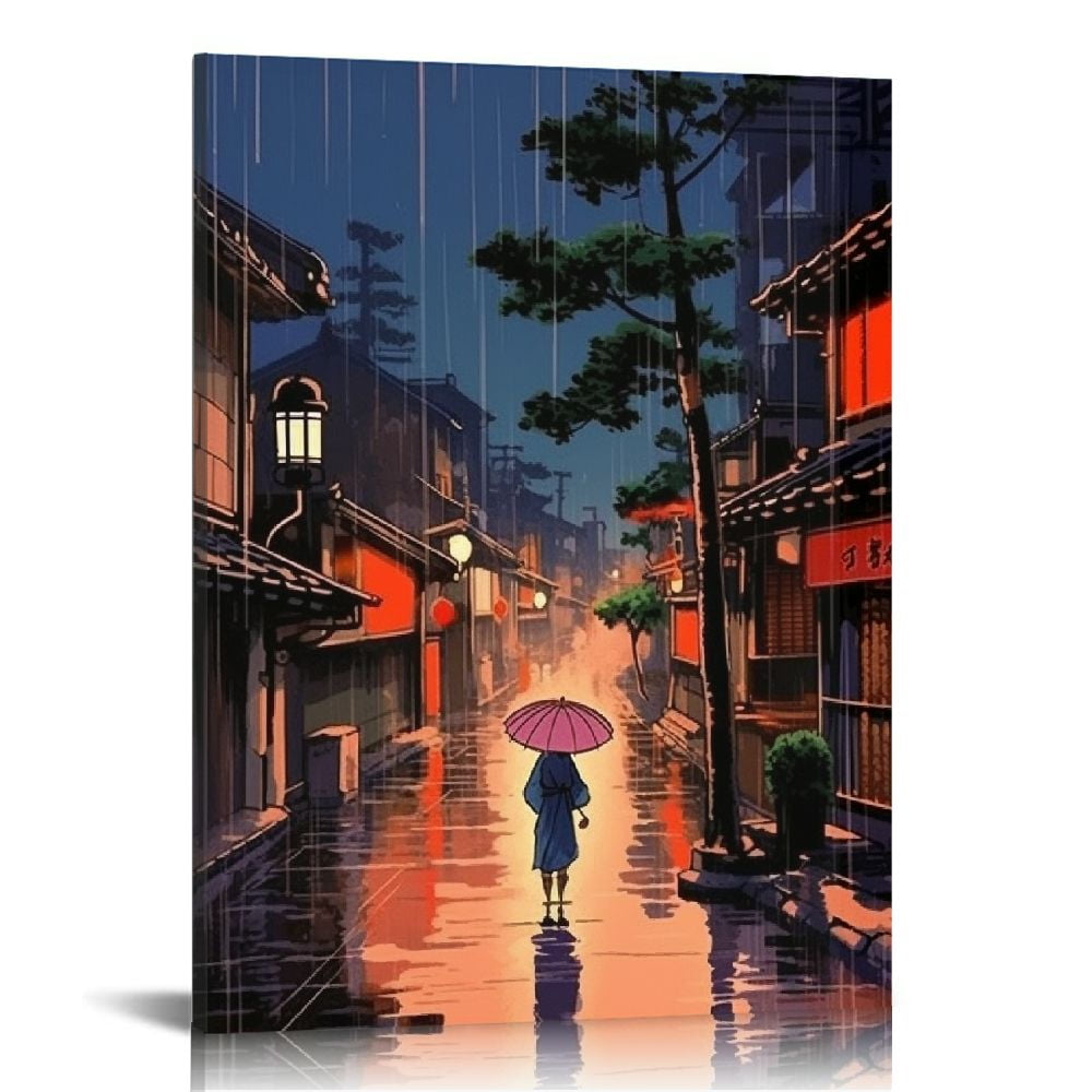 JEUXUS Evening At Ushigome By Tsuchiya Koitsu Print Poster Vintage ...