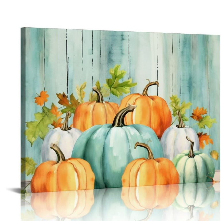 fall pumpkin canvas