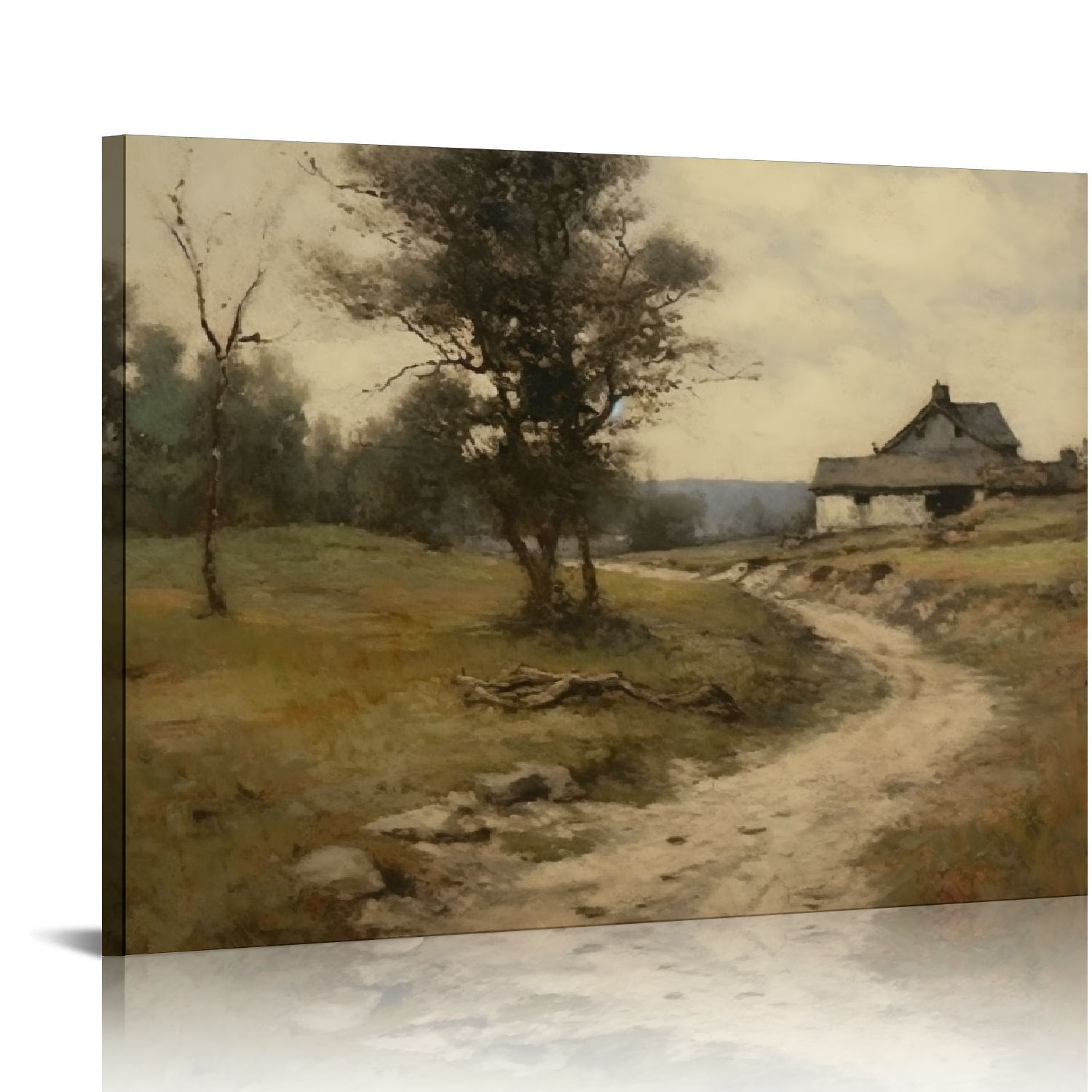 JEUXUS Farmhouse Landscape Forest Pictures Bedroom - Art Deco Wall Art ...
