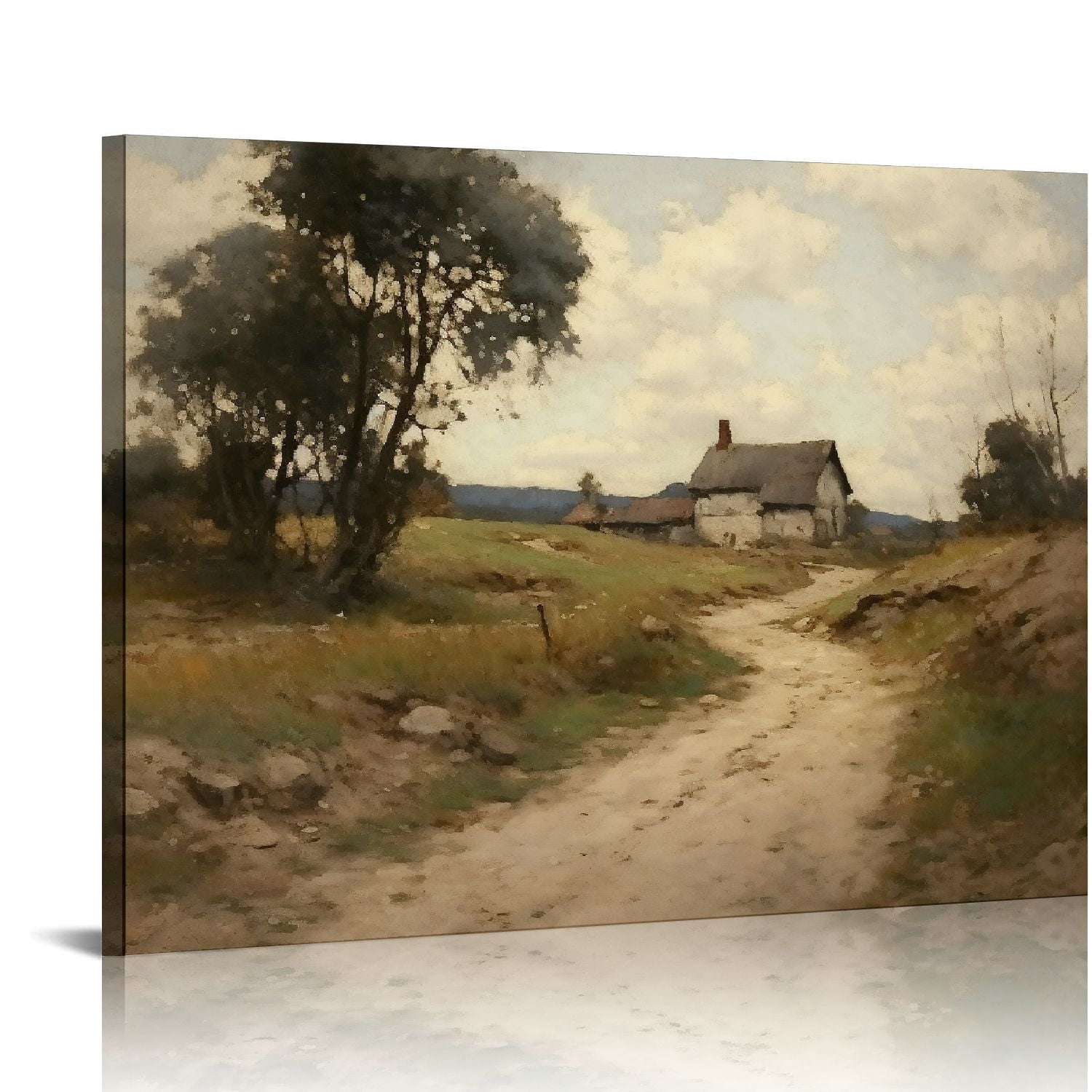 JEUXUS Farmhouse Landscape Forest Pictures Bedroom - Art Deco Wall Art ...
