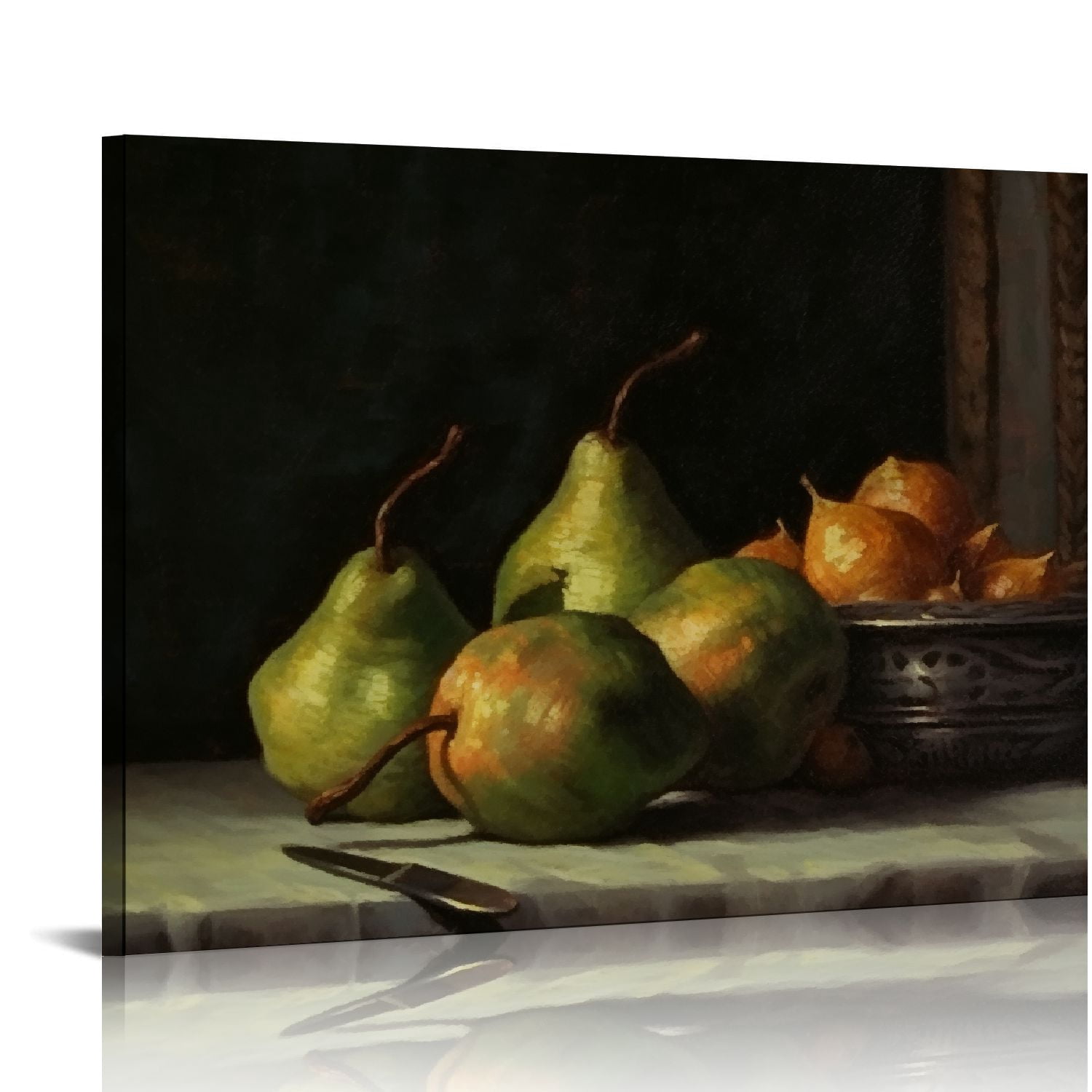 JEUXUS Farmhouse Still Life Picture Living Room - Print - Rustic ...
