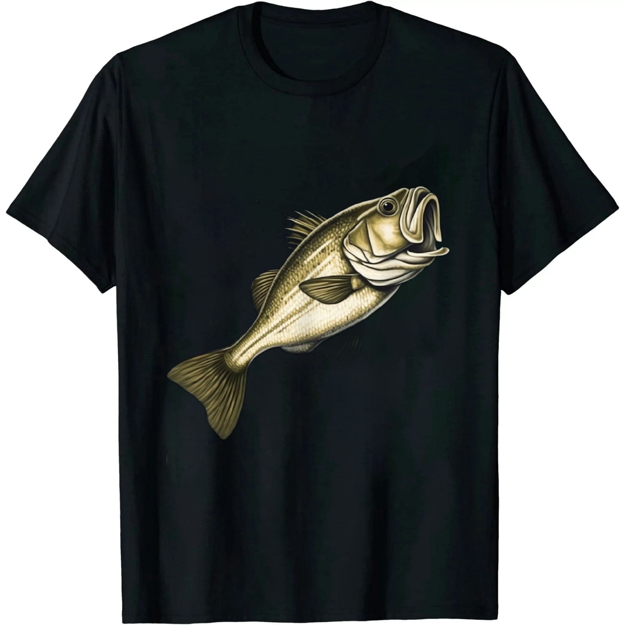 JEUXUS Fishing Camouflage US American Flag Bass Fish Fisherman Camo T ...