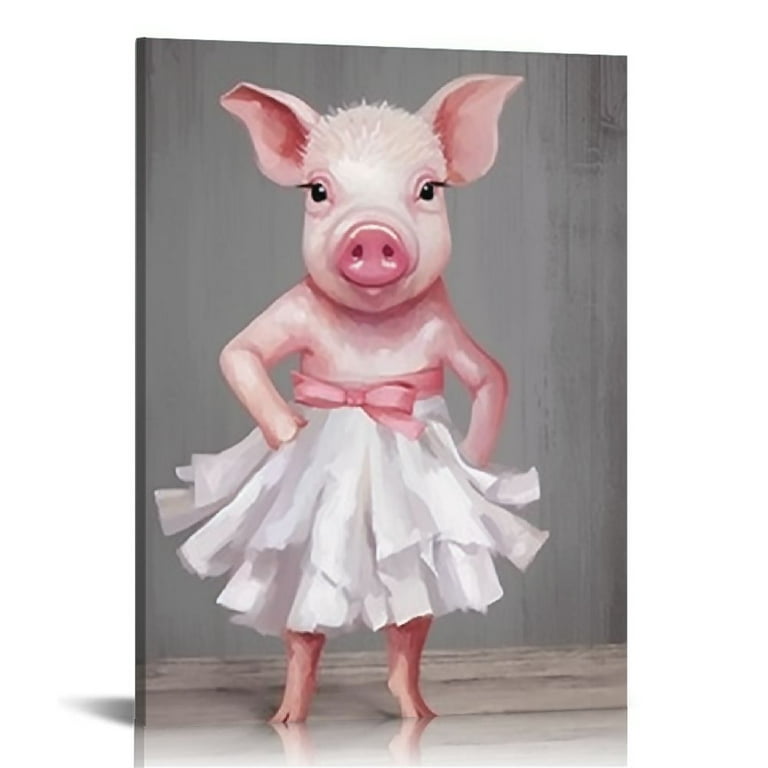 cute dancing pig